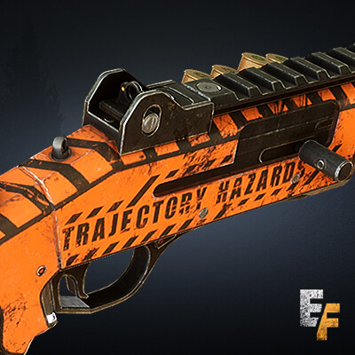 ArtStation - Earthfall - Berg Pump Action Shotgun | Mossberg 590A1