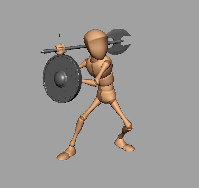 ArtStation - Attack Animation (Axe + Shield Combo)