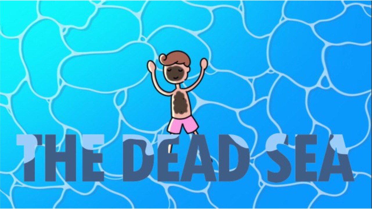 ArtStation - The Dead Sea infographic