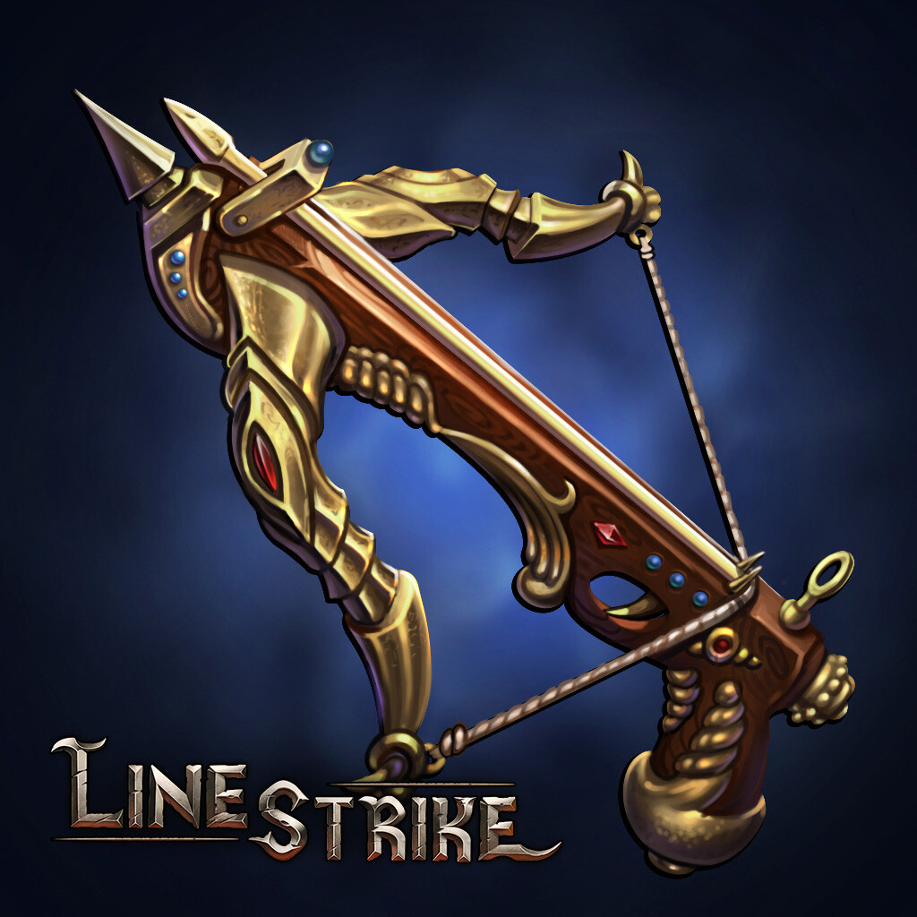 ArtStation - Game fantasy item icons, bows and crossbows