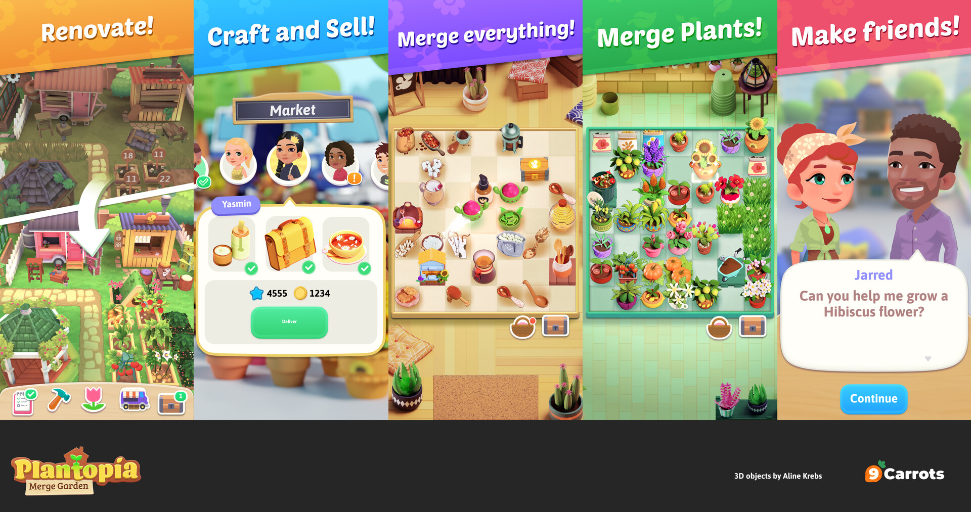 ArtStation - PLANTOPIA UI