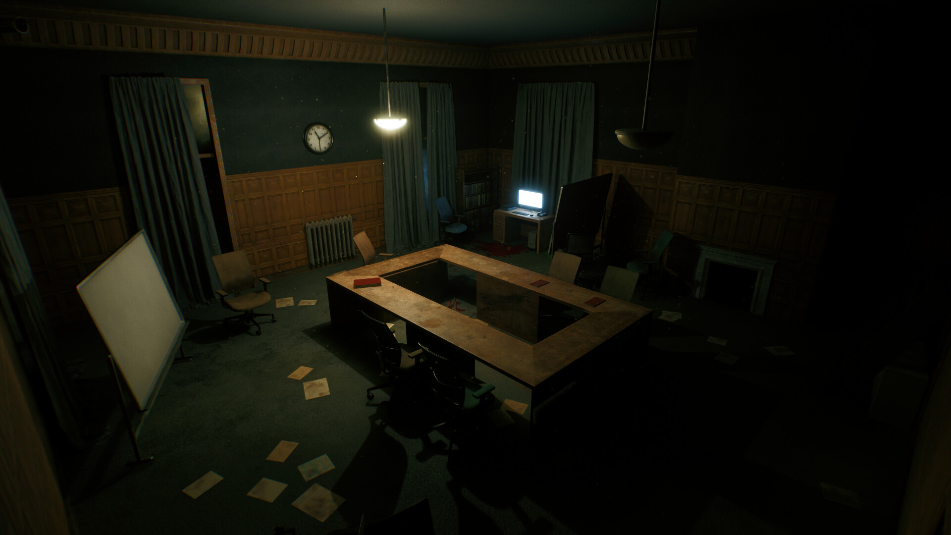 ArtStation - Horror office - Work rooms