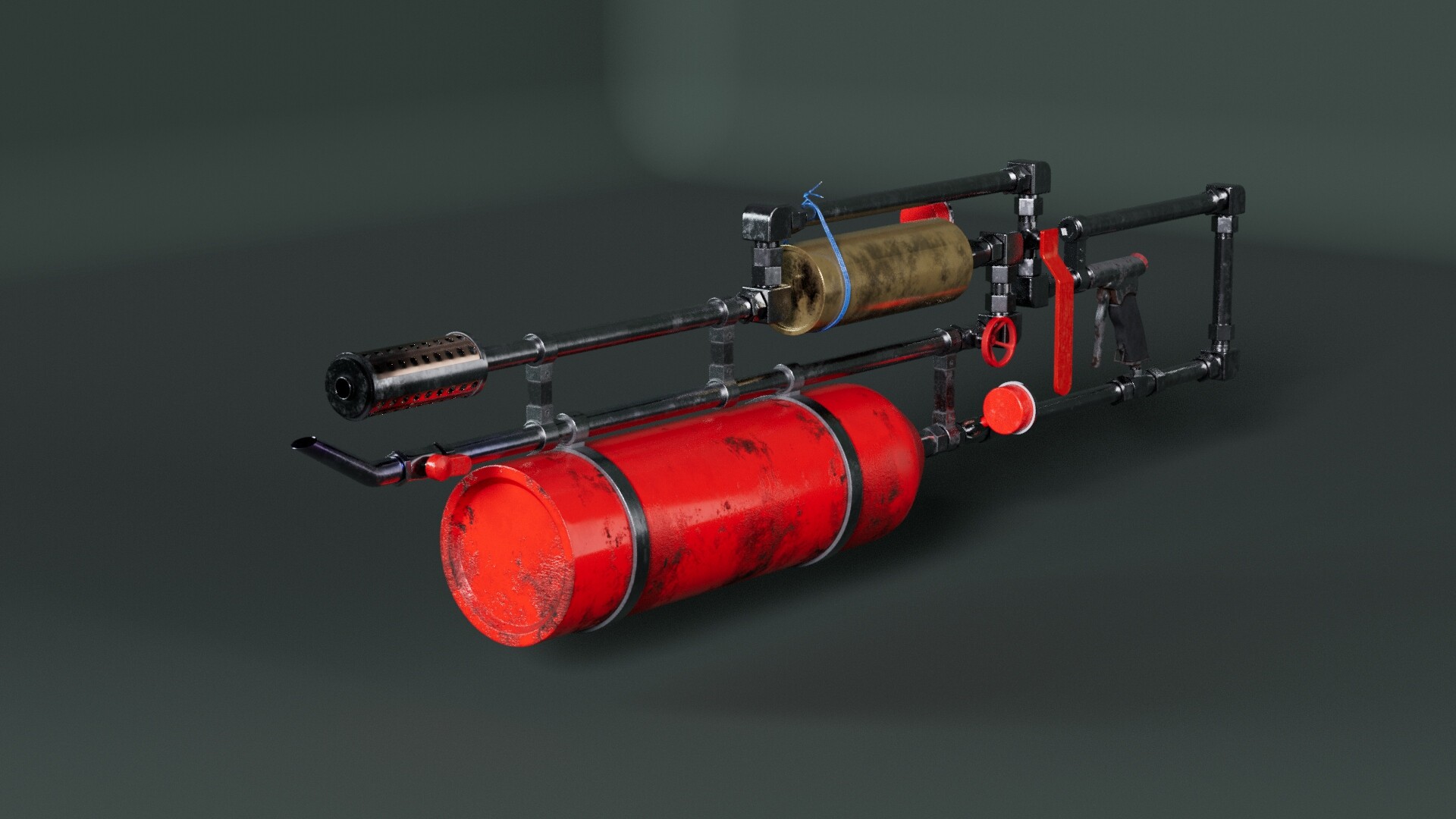 ArtStation - Flamethrower (homemade)