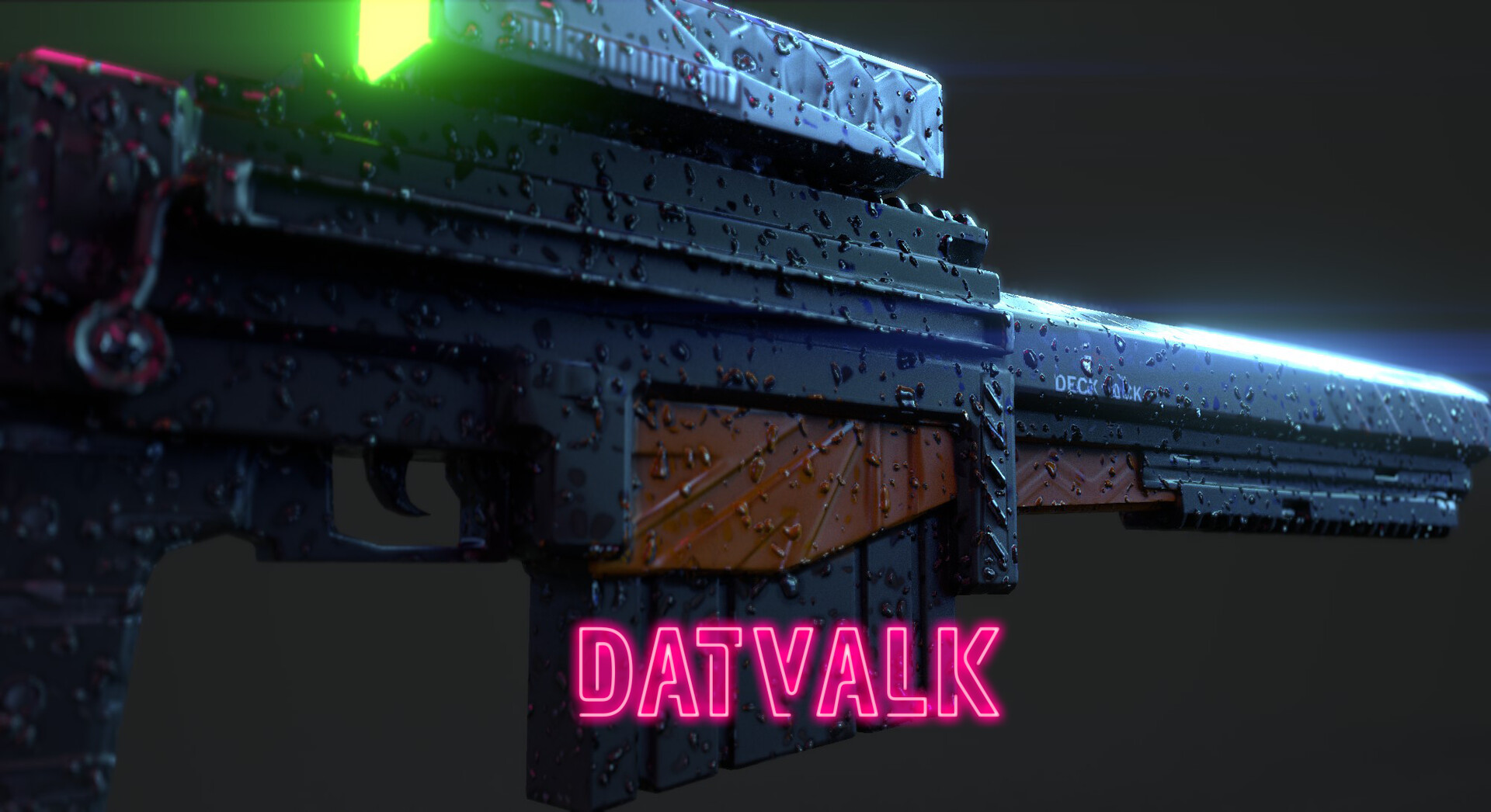 ArtStation - Deck Lock Sniper: Cyberpunk