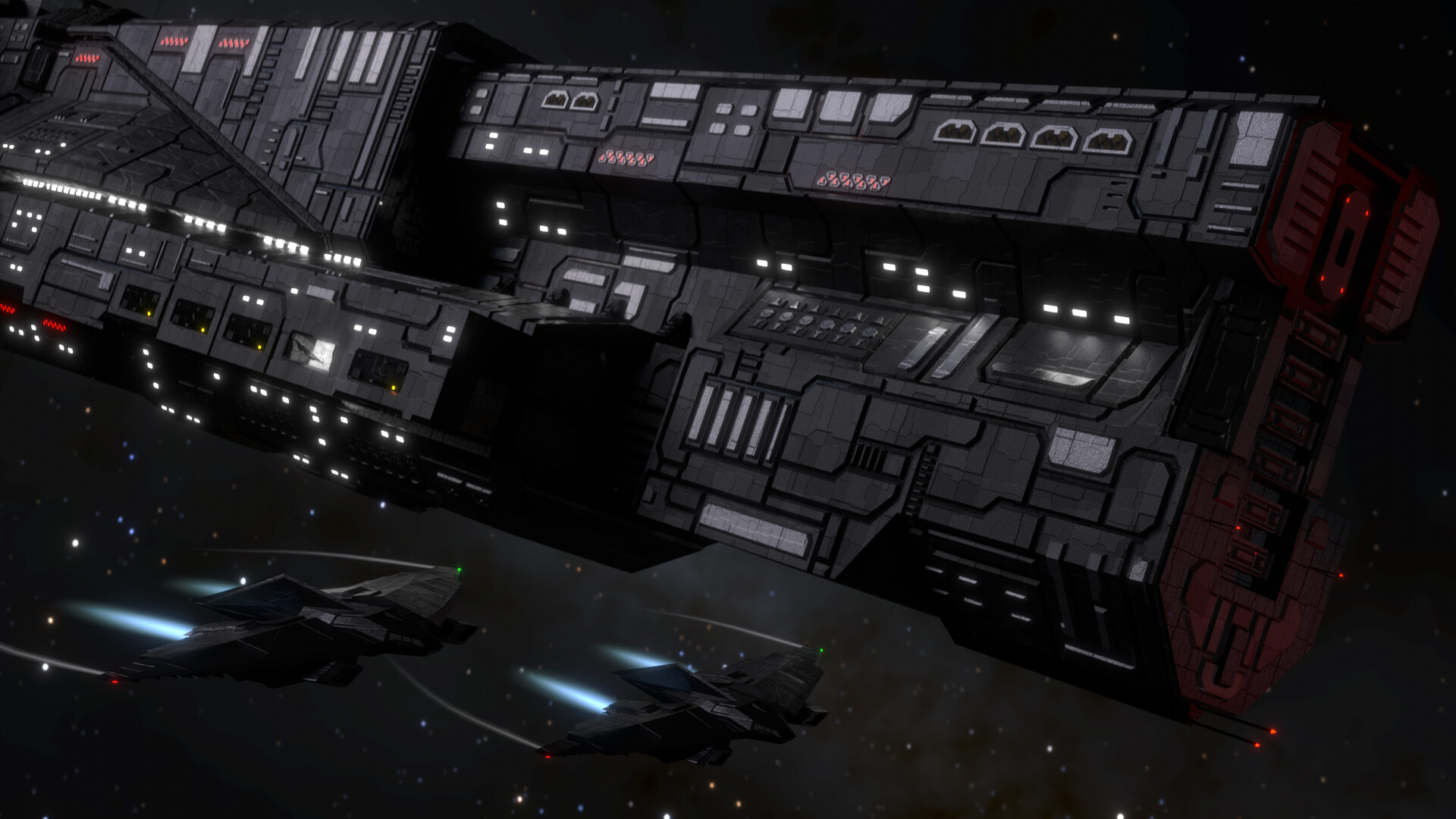 ArtStation - Eion-Class Light Carrier