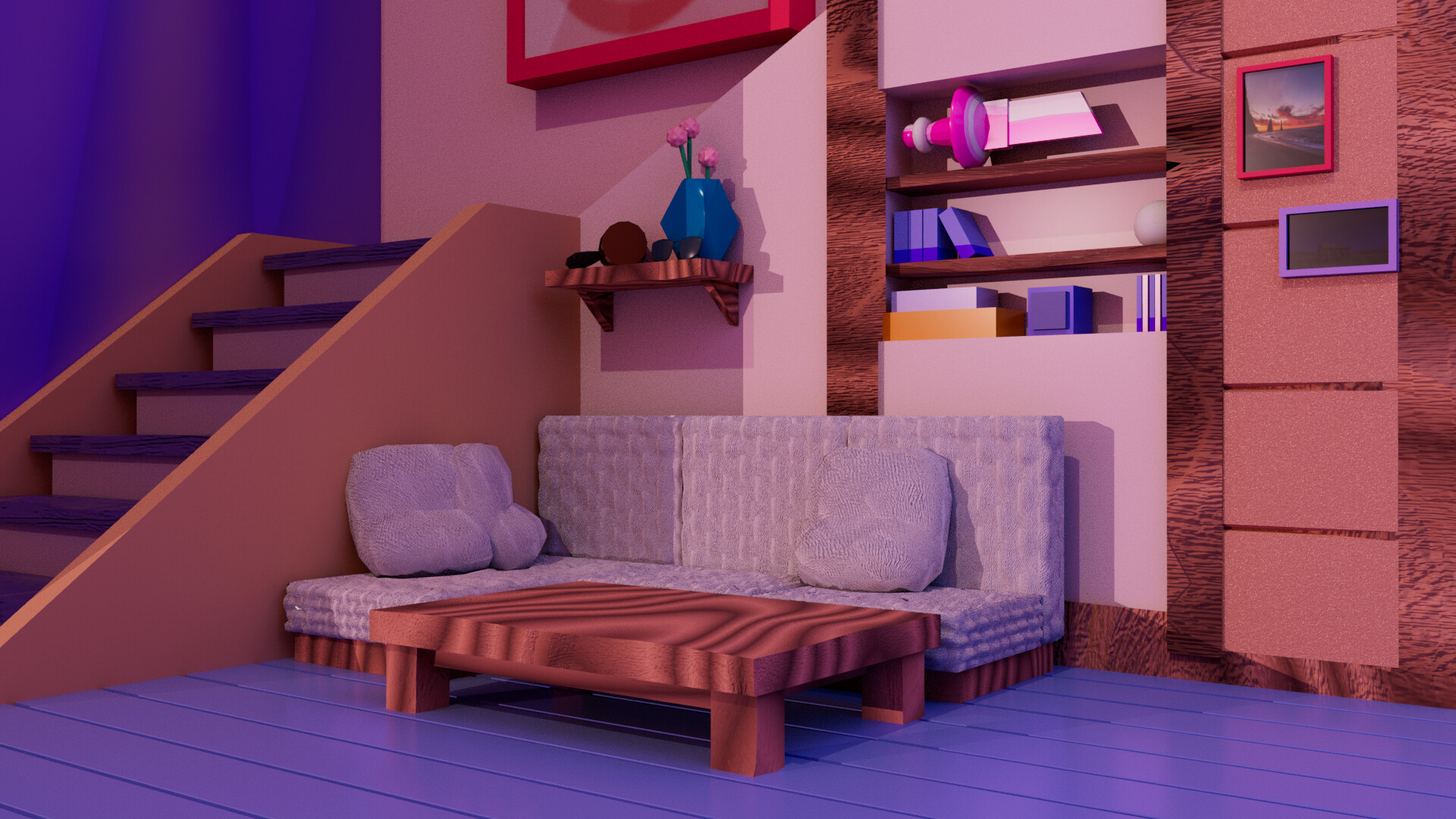 ArtStation - Steven universe living's room.