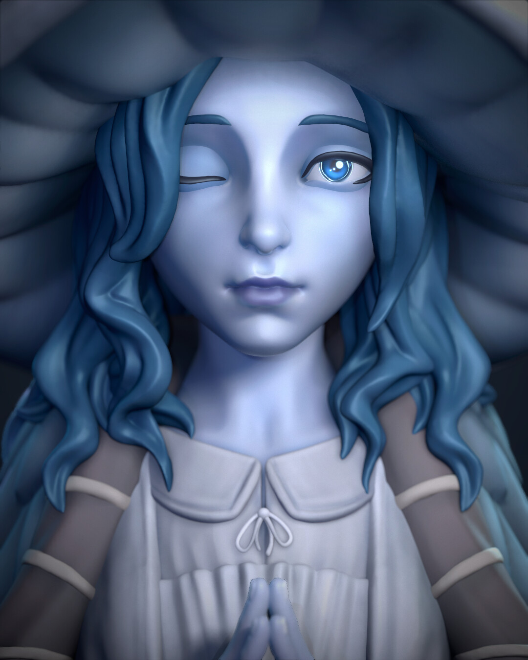 ArtStation - Ranni The Witch from Elden Ring - Zbrush Sculpting