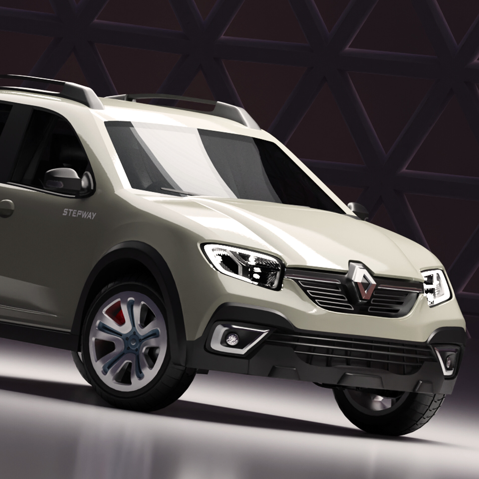 ArtStation - Renault Sandero Stepway City 3d model