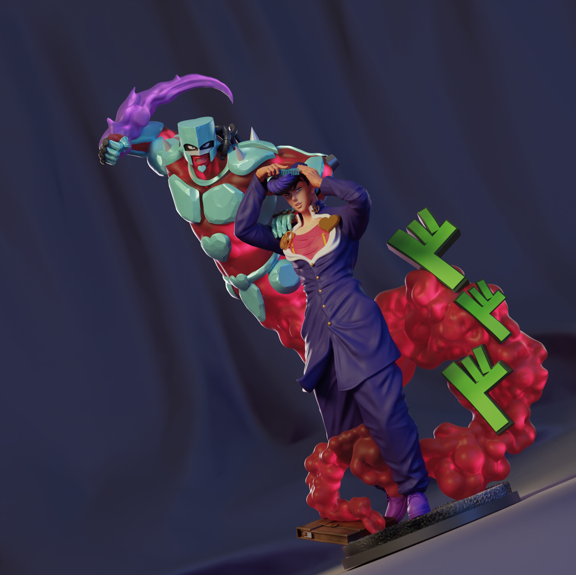 ArtStation - Josuke Higashikata - JoJo Bizzare Adventure.