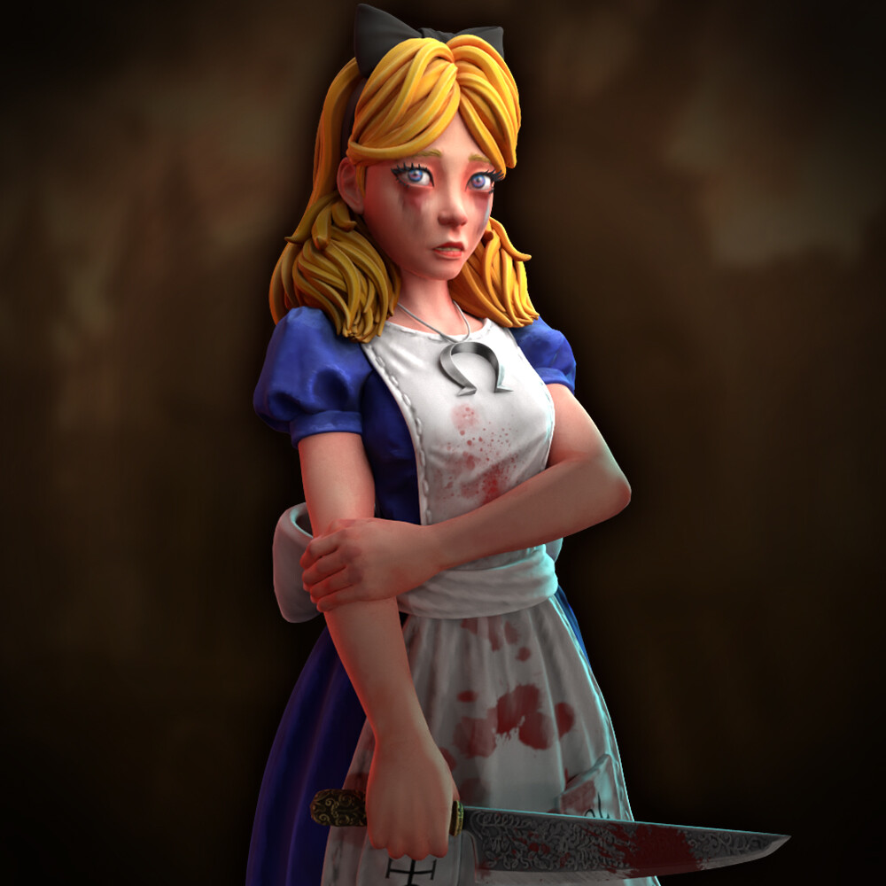 ArtStation - "Alice x Alice" - Alice Madness Returns Fanart
