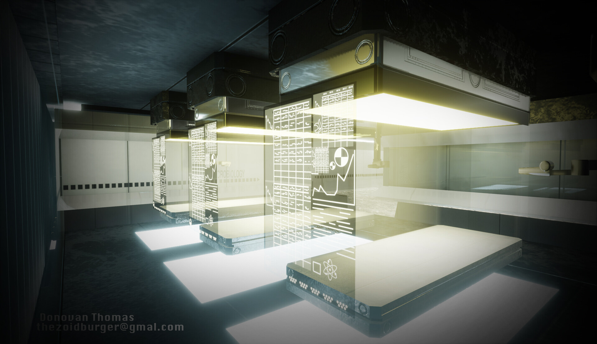 ArtStation - Donovan Thomas Laboratory Environment