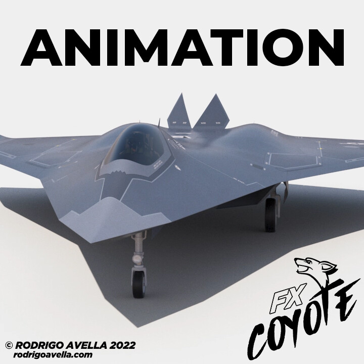 Rodrigo Avella - Coyote FX - Sixth generation fighter concept