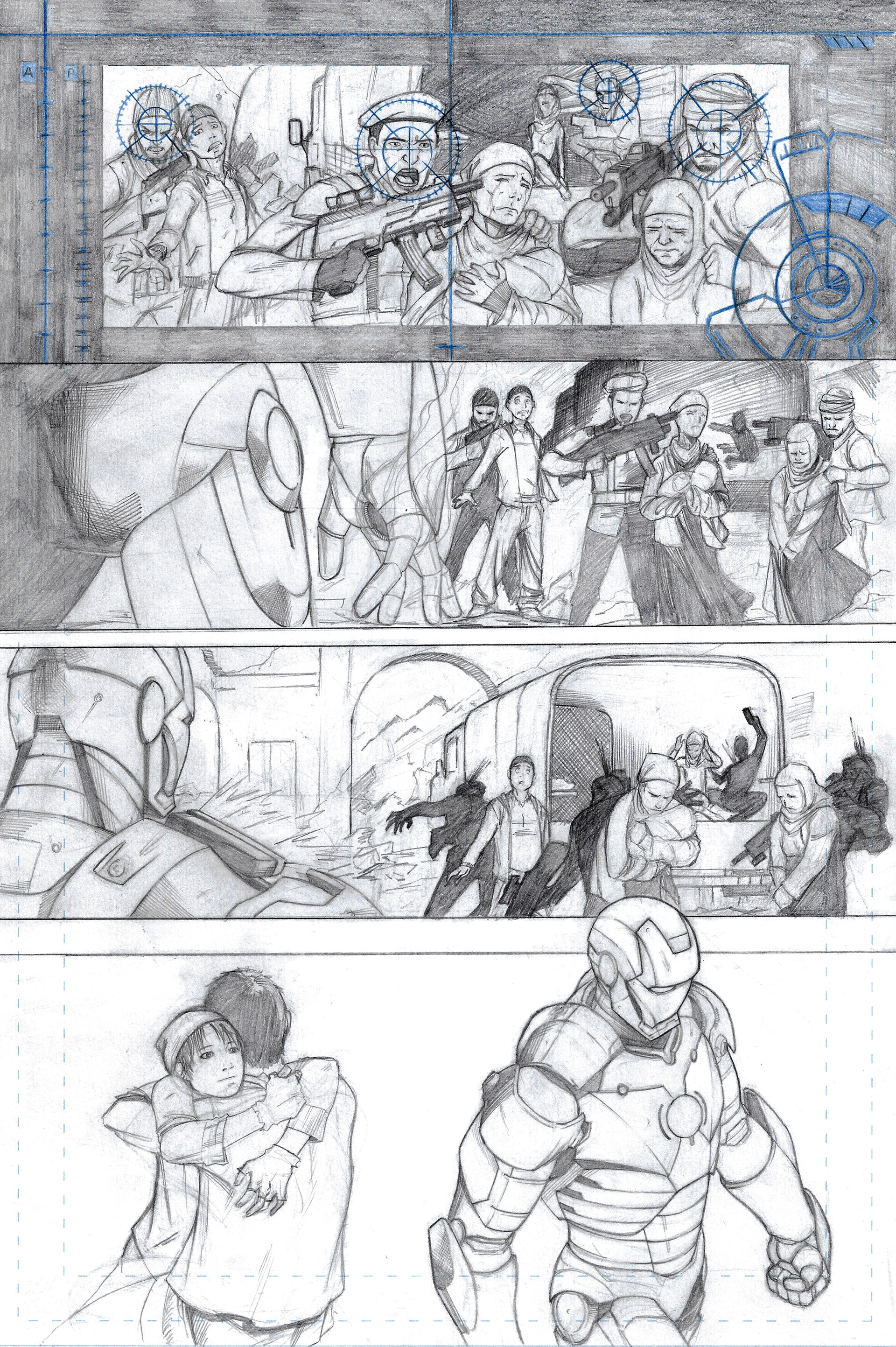 ArtStation - Sample pages: Iron Man