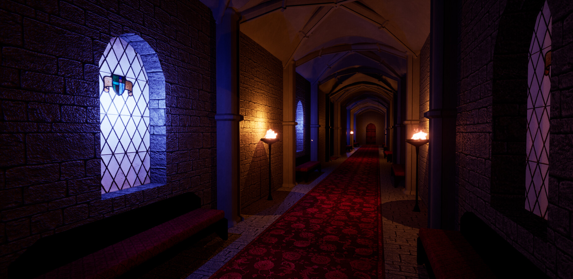 ArtStation - Modular Level - Gothic Castle