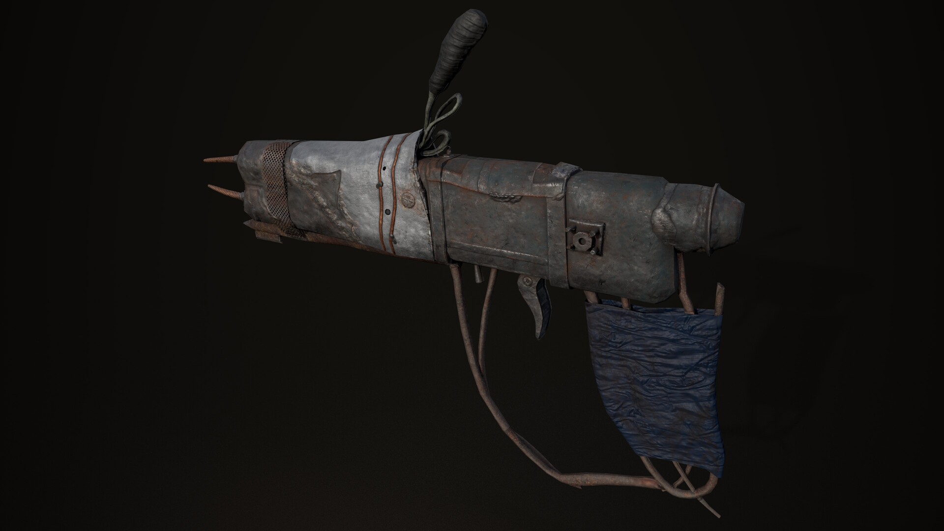 ArtStation - Post-apocalyptic Gun
