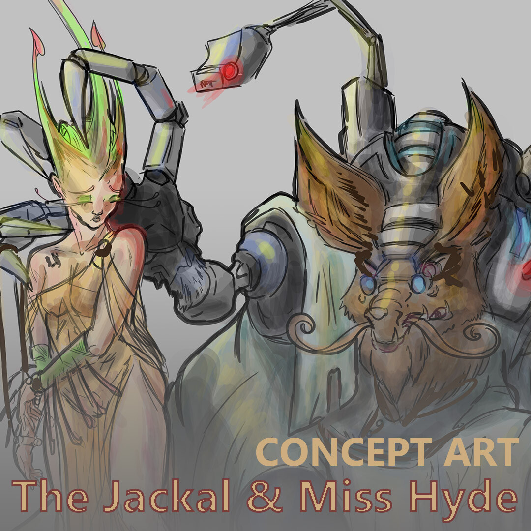 ArtStation - Concept Art: The Jackal & Miss Hyde