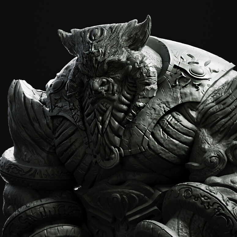 ArtStation - God Slaver's Daemon - The Scourges Of War