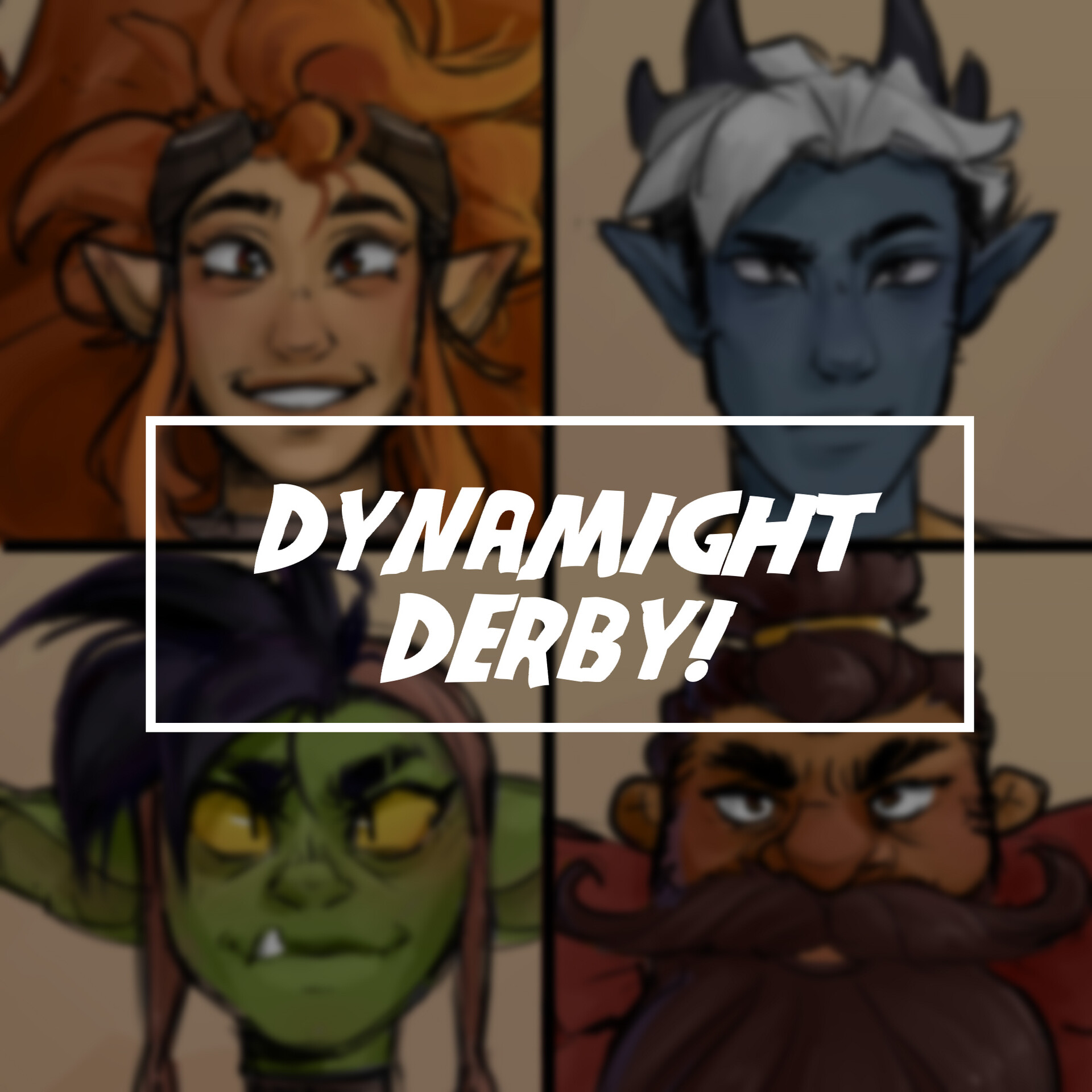 ArtStation - Dynamight Derby: Character designs