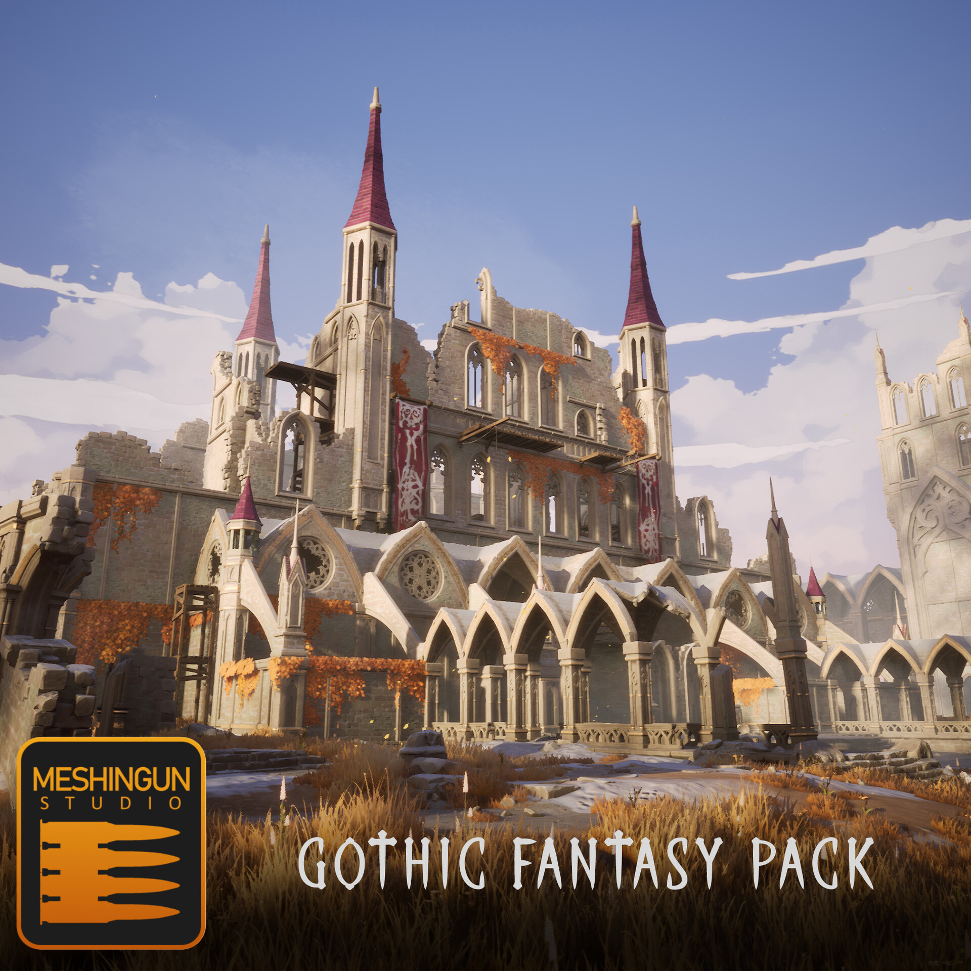 ArtStation - Gothic Fantasy Ruins Pack - UE4 & UE5
