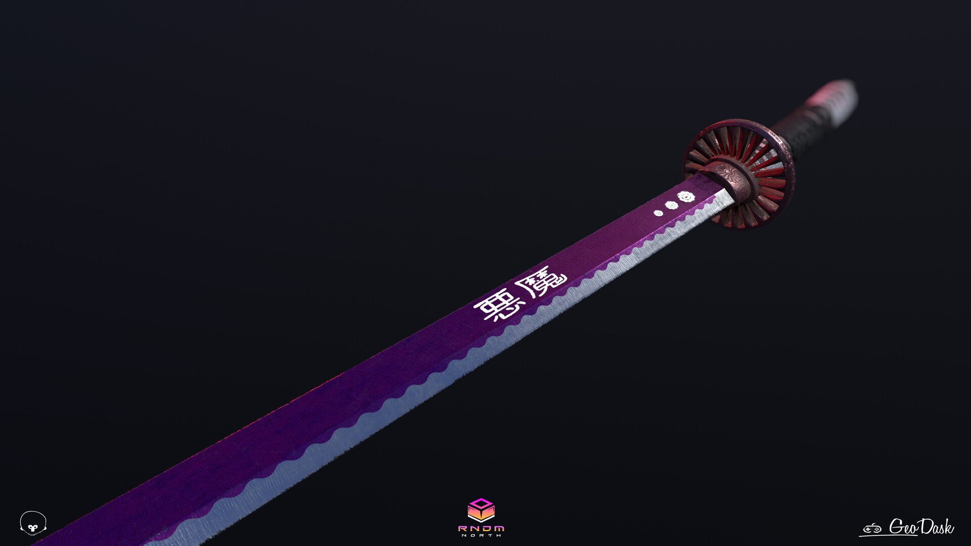 ArtStation - Neon Demon - Katana