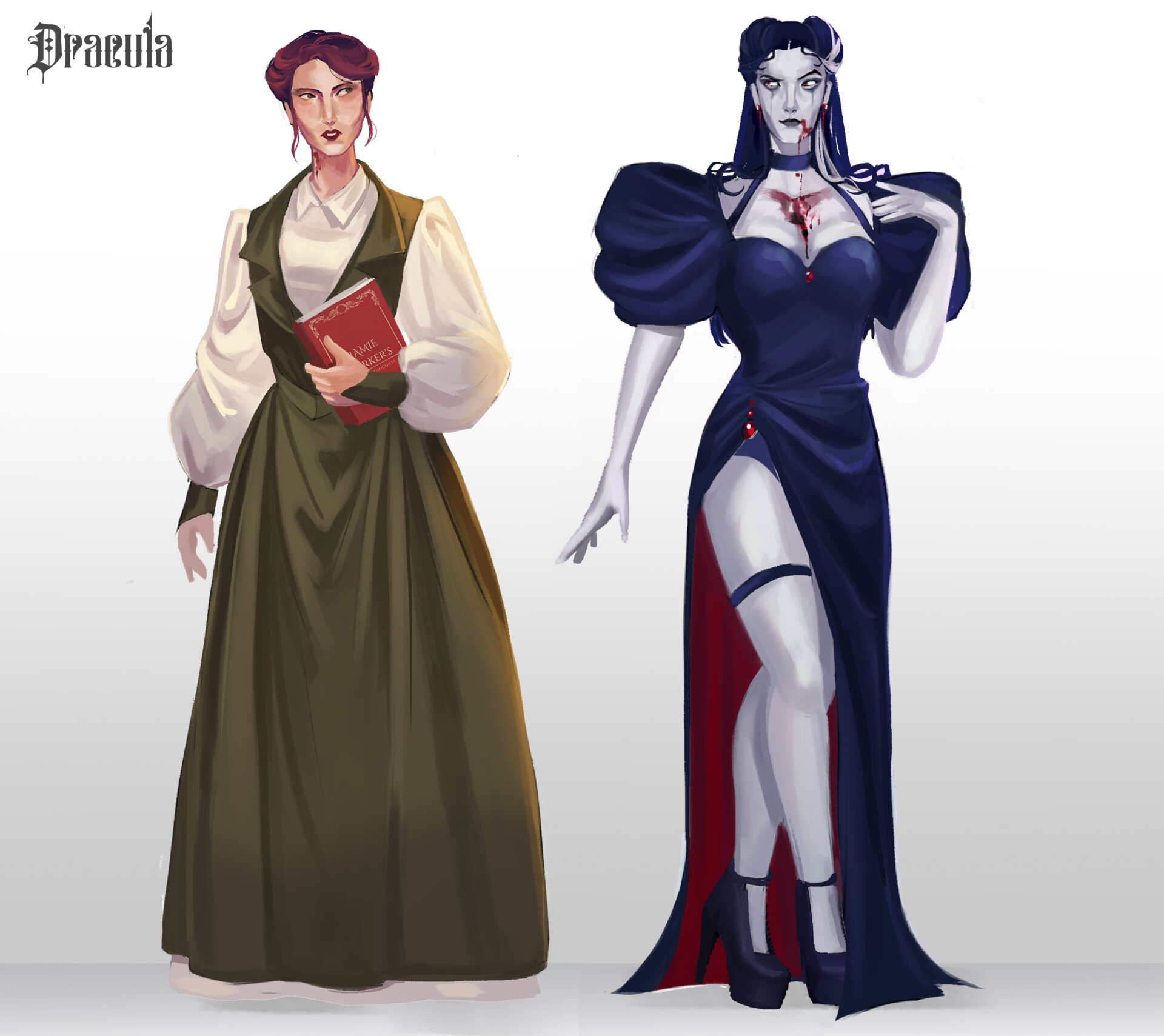 ArtStation - Dracula character design