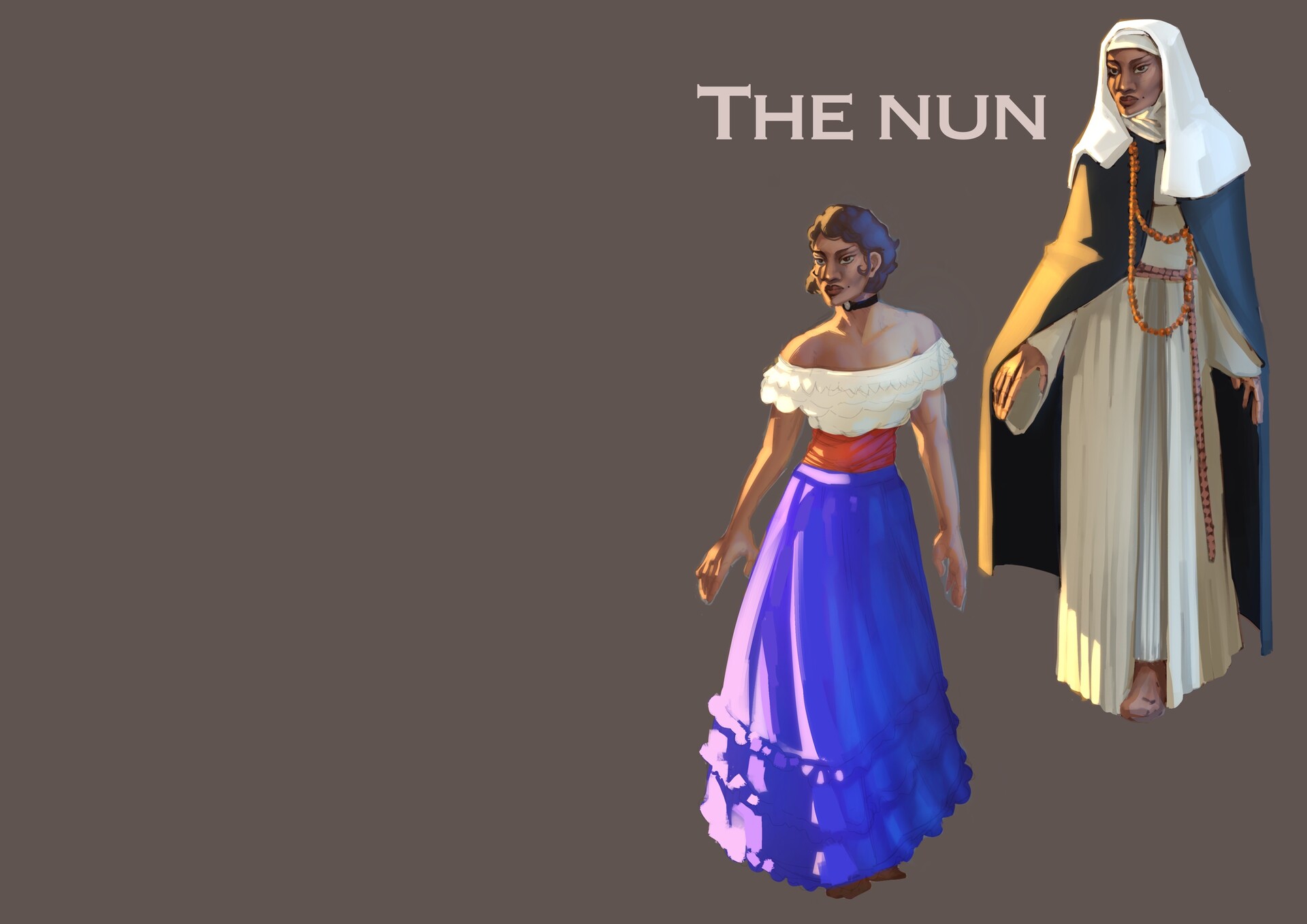 ArtStation - The nun.