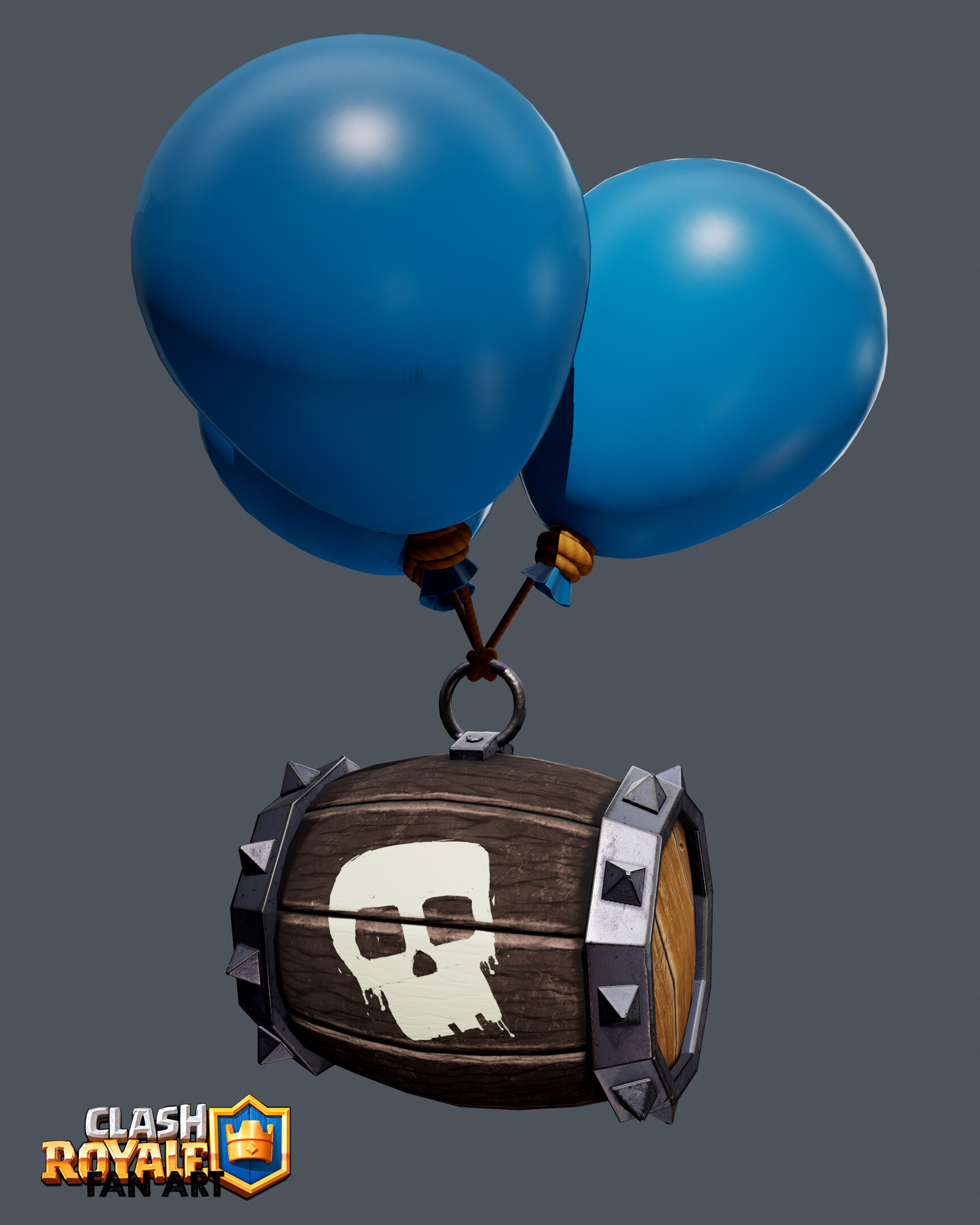 ArtStation - Skeleton Barrel Fan Art
