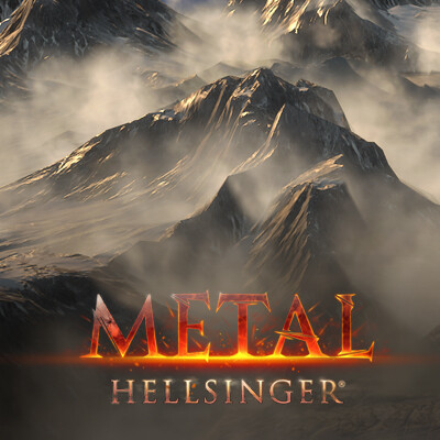 ArtStation - Metal: Hellsinger - Cloudscape Backdrop