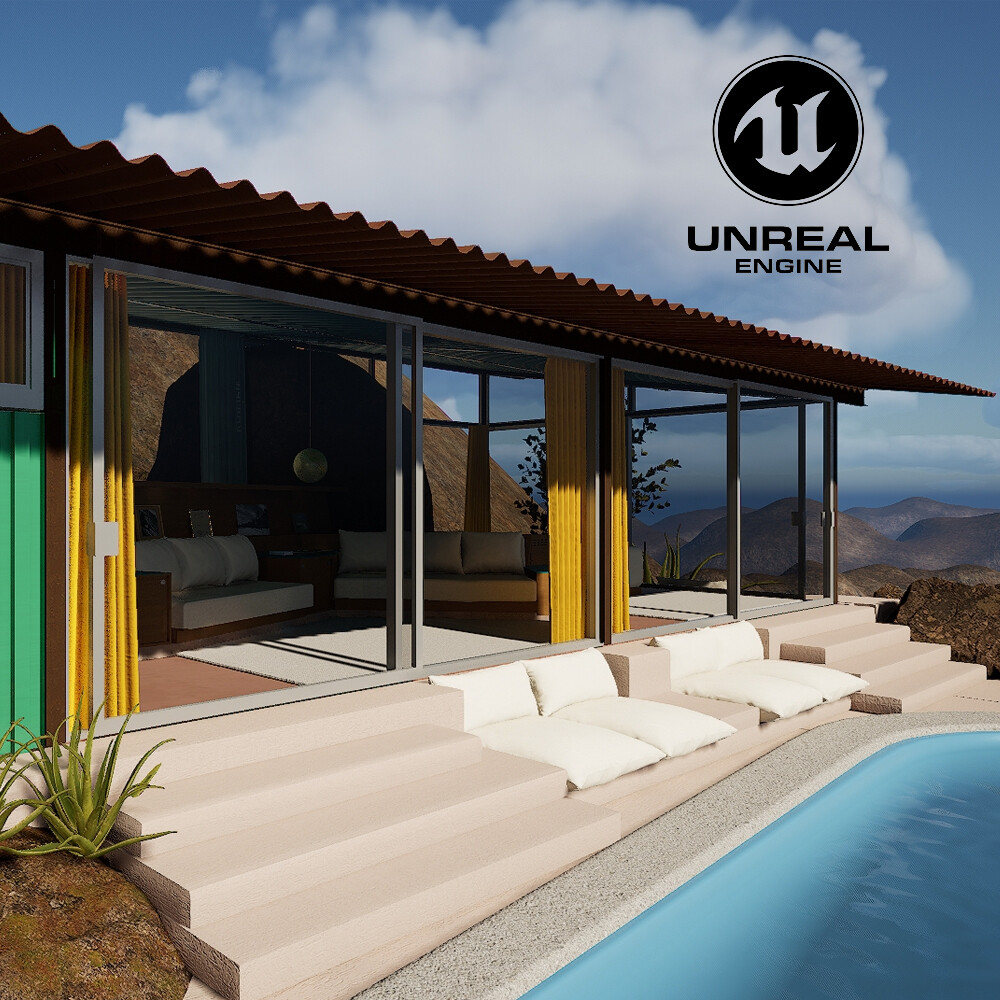 ArtStation - Frey House II UE5 & Maya