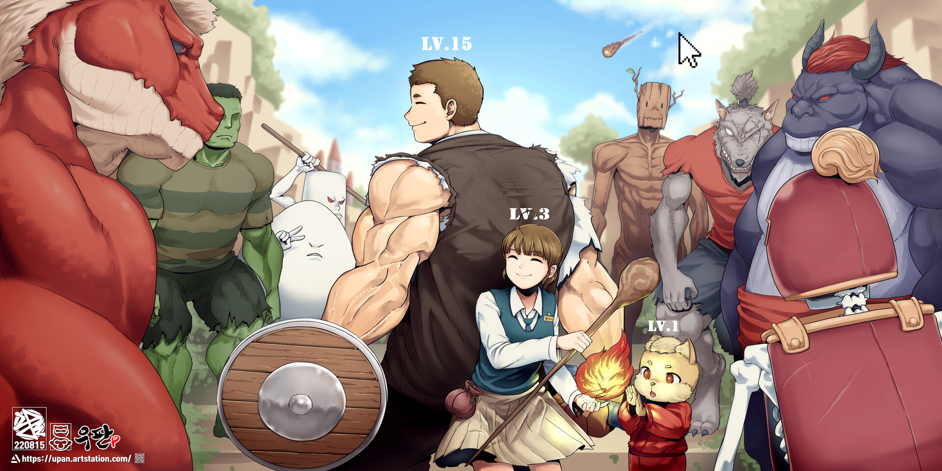 ArtStation - Upan P (Repaint an old picture)