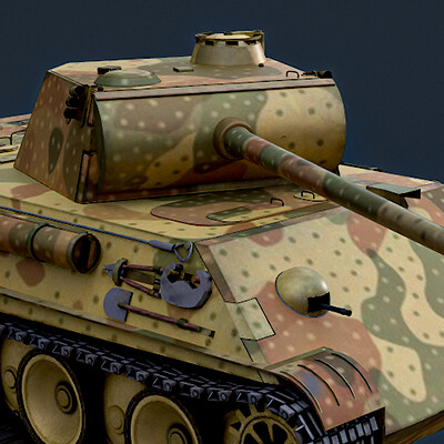 ArtStation - Panther Tank
