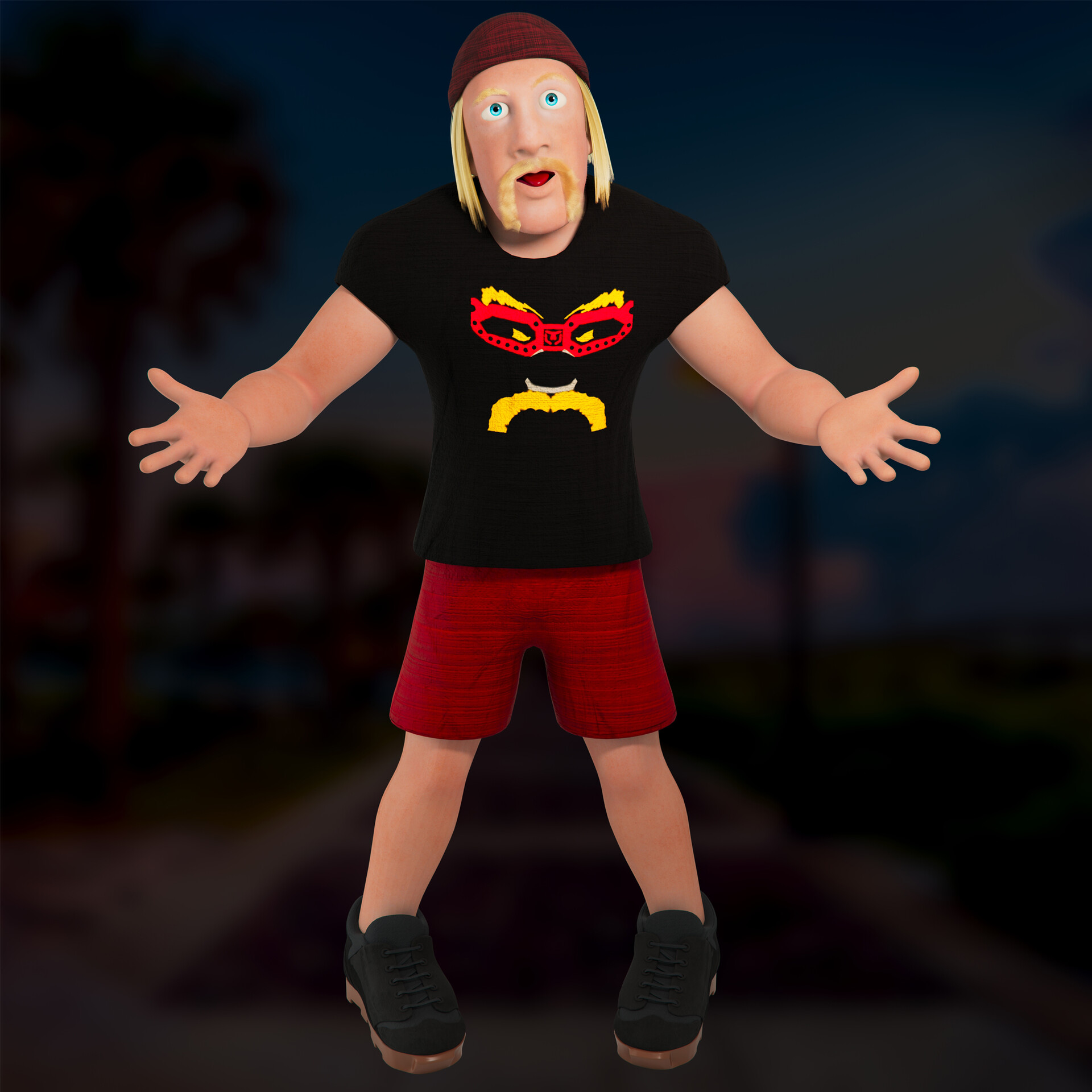 ArtStation - Hulk Hogan Cartoon