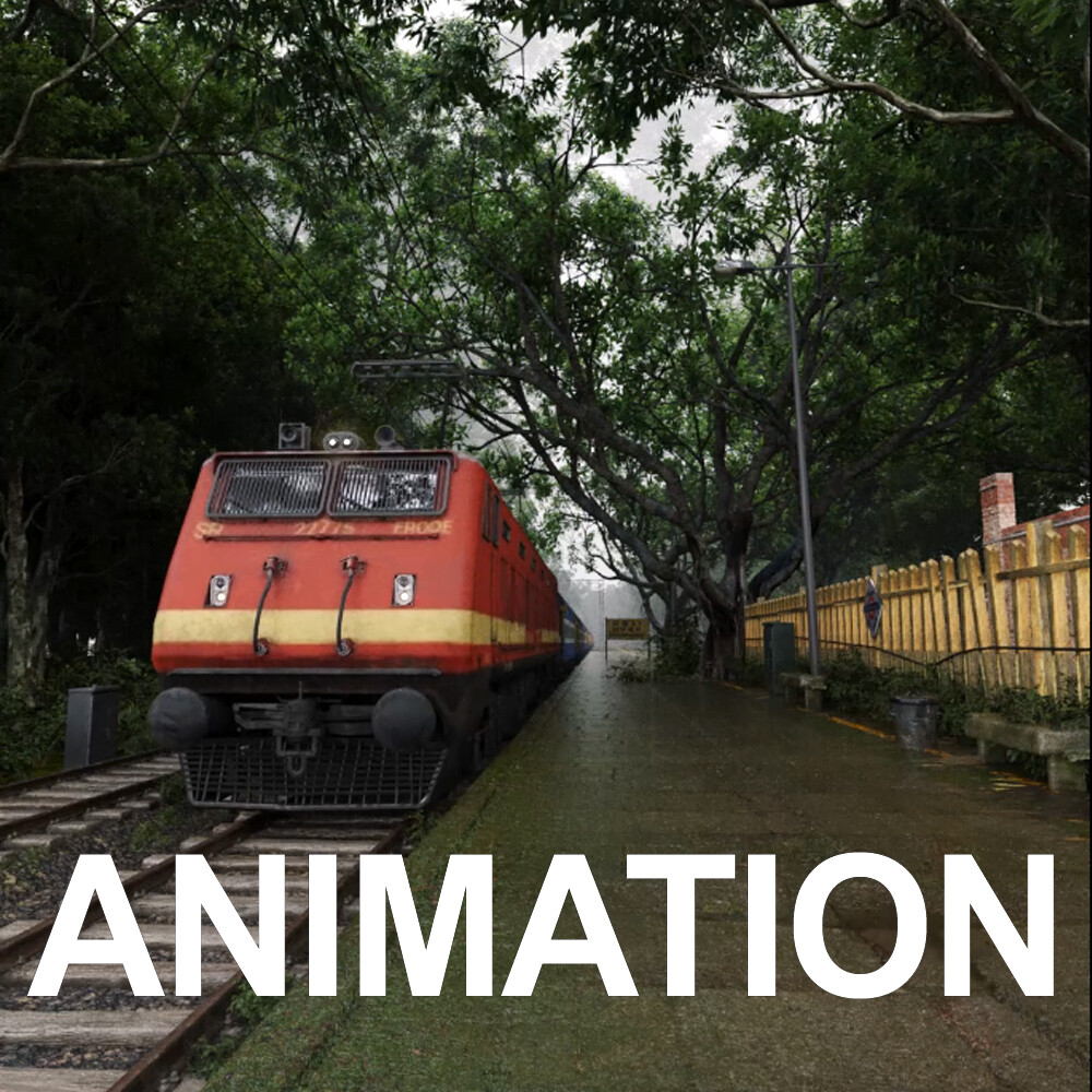 ArtStation - Indian Train Animation