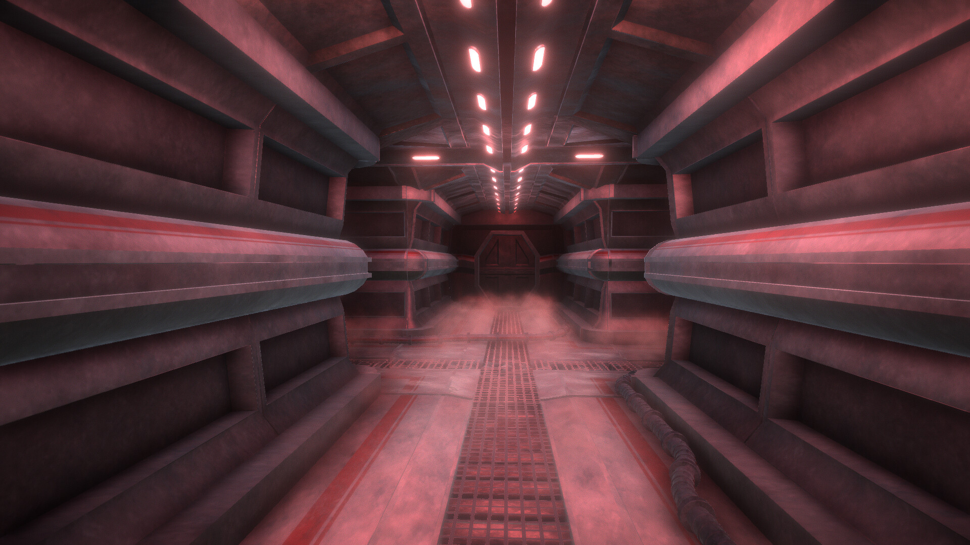 ArtStation - Spaceship corridor