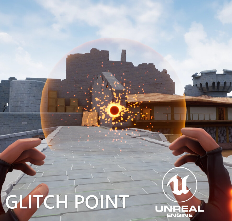 ArtStation - Glitch Point - UE4 - Projectile