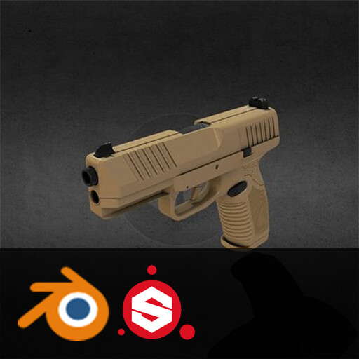 ArtStation - Game-Ready FN-509