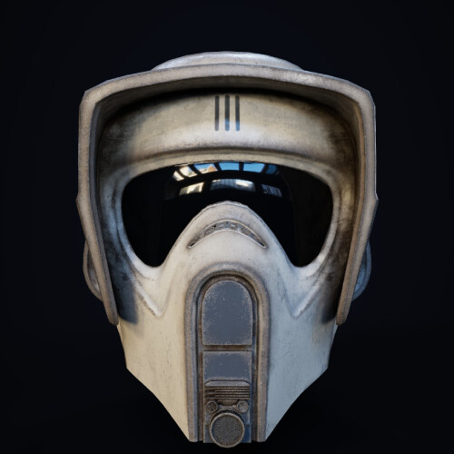 Vincent Do - Scout Trooper Helmet - Fan Art