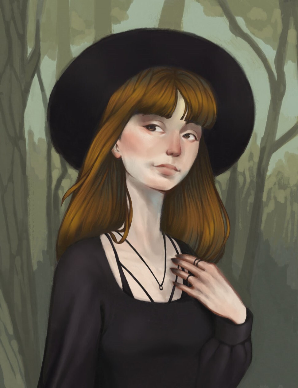 ArtStation - Portrait of a witch