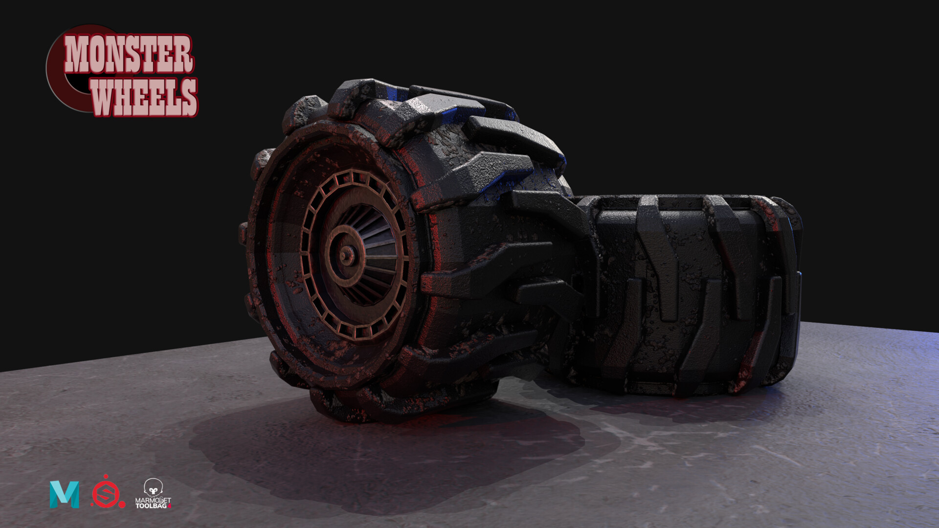 ArtStation - MONSTER WHEELS
