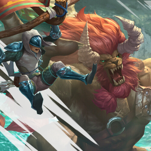 ArtStation - Zelda "Breath of the wild" Battle of Link and Lynel