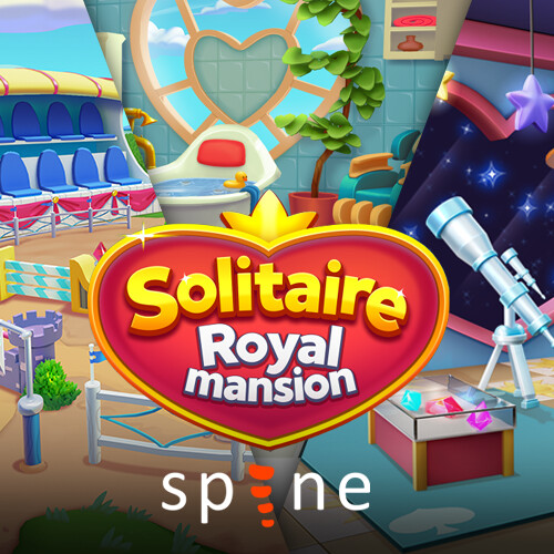 ArtStation - SOLITAIRE Royal Mansion - Enviroment Animation [Spine2D]