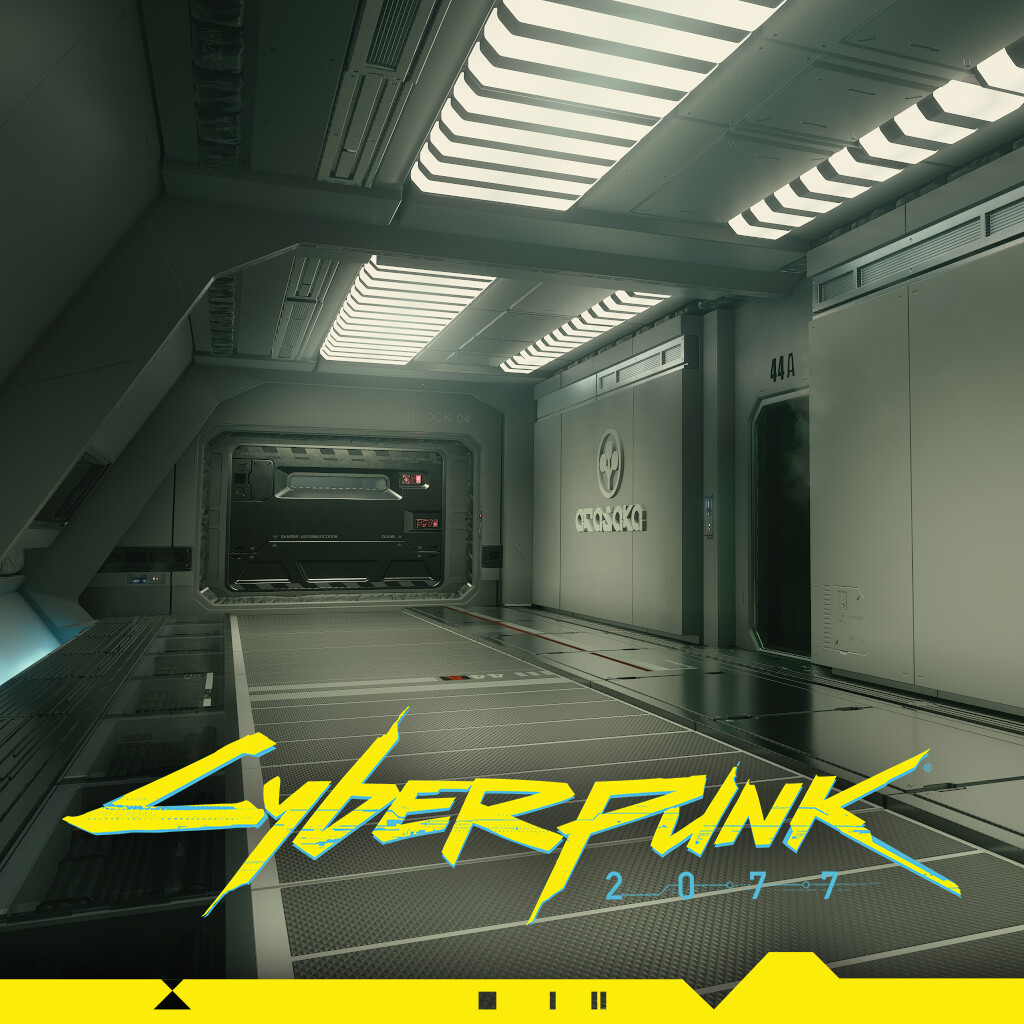 ArtStation - Space Station - Cyberpunk 2077