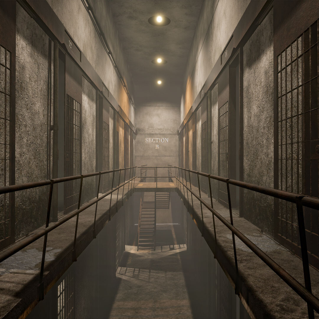 ArtStation - Old Modular Prison