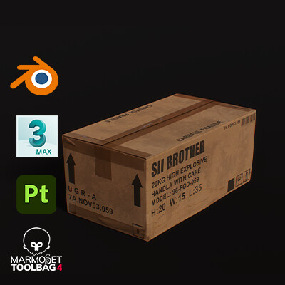 ArtStation - Cardboard Box