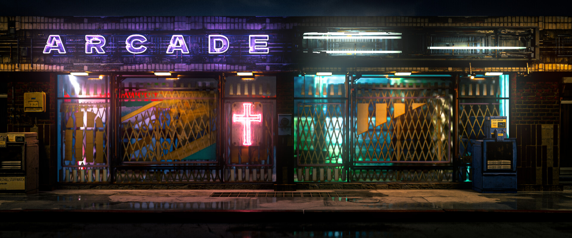 ArtStation - Arcade render