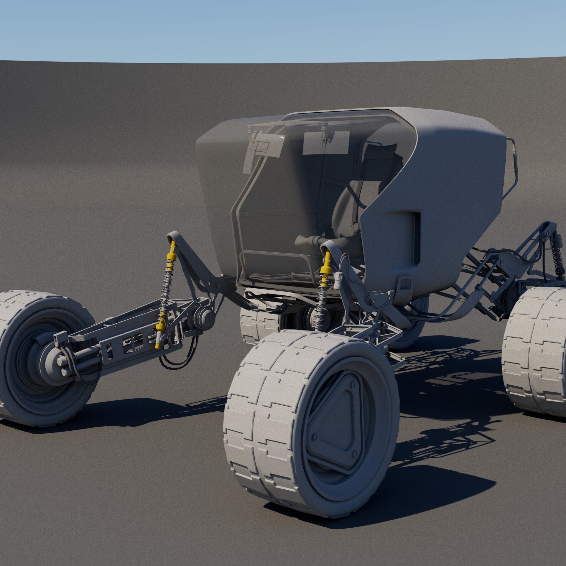 ArtStation - Mars Rover MK_02 (Maya & Arnold)