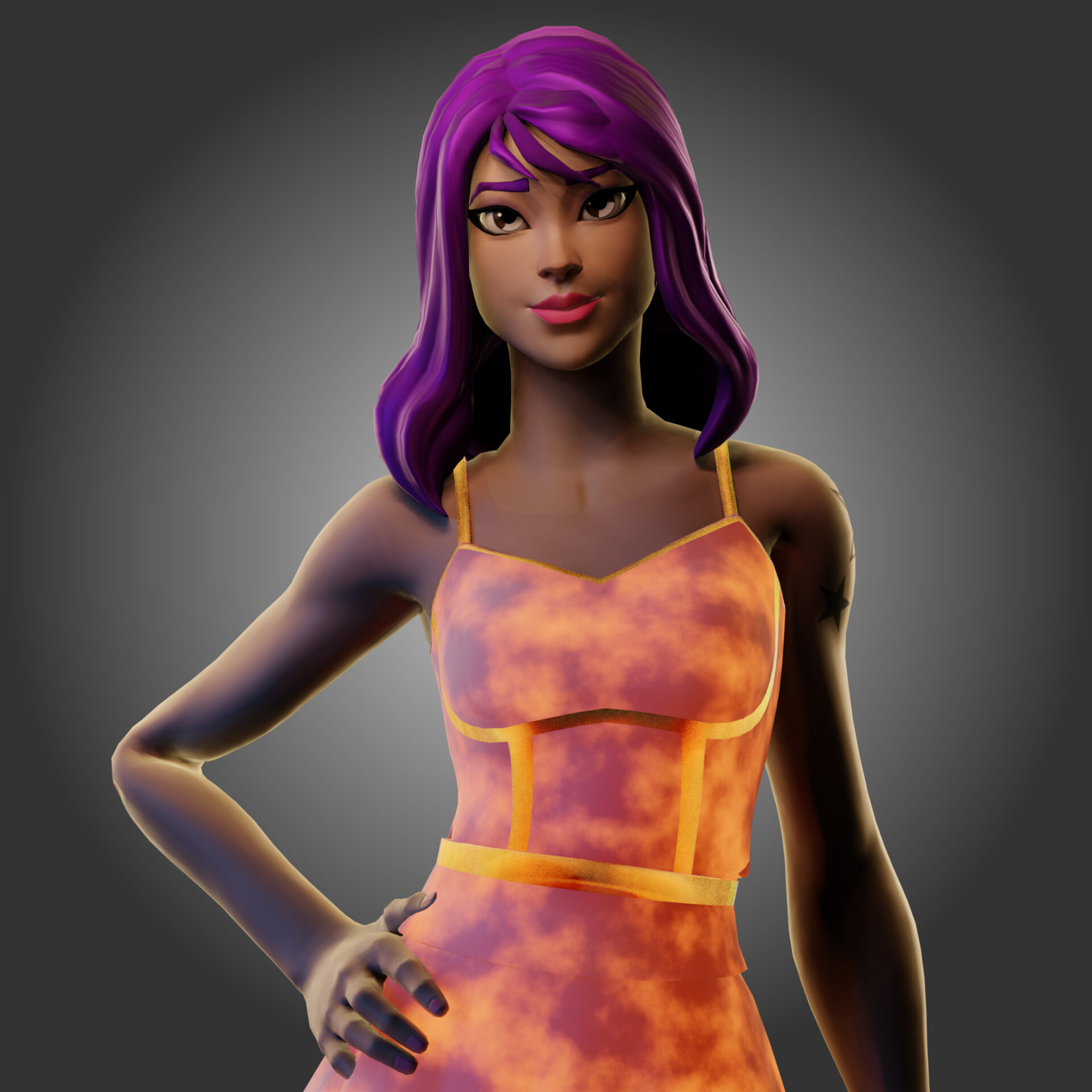 ArtStation - BETH 🏵️🔥 FORTNITE SKIN CONCEPT 🏵️🔥
