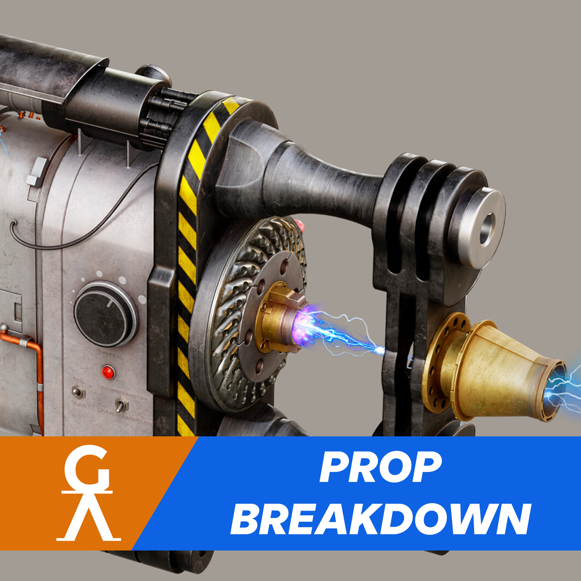 ArtStation - Ghostbusters Proton Pistol - Prop Breakdown - Kirill Rybak