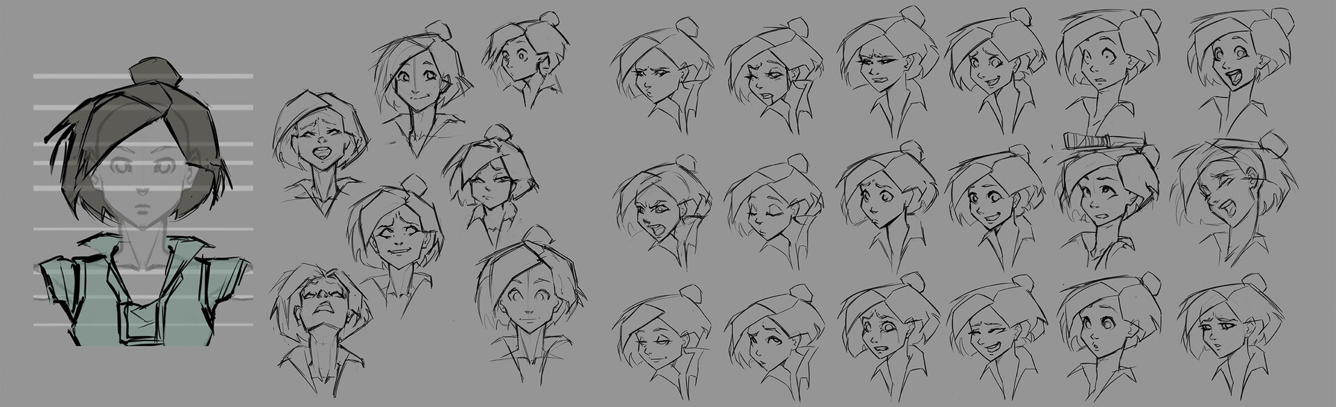 ArtStation - Yuki - Character Design Sheets