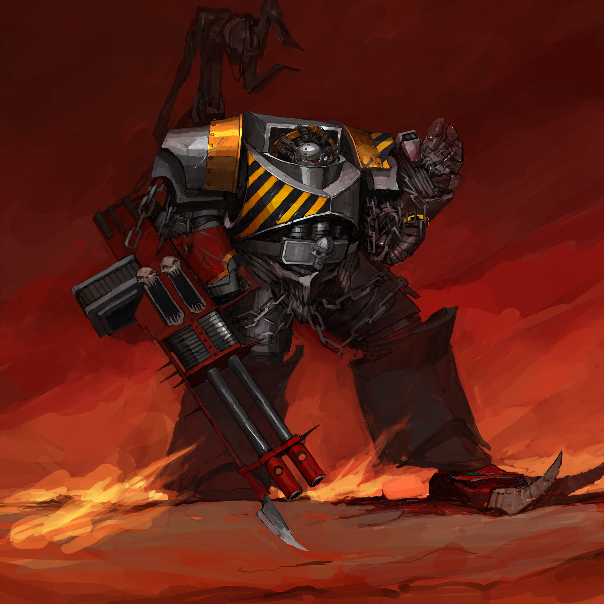 ArtStation - Warsmith of the Iron Warriors